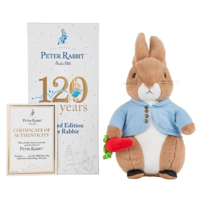 Peter Rabbit Plush - 120th Anniversary Limited Edition Collectable ...