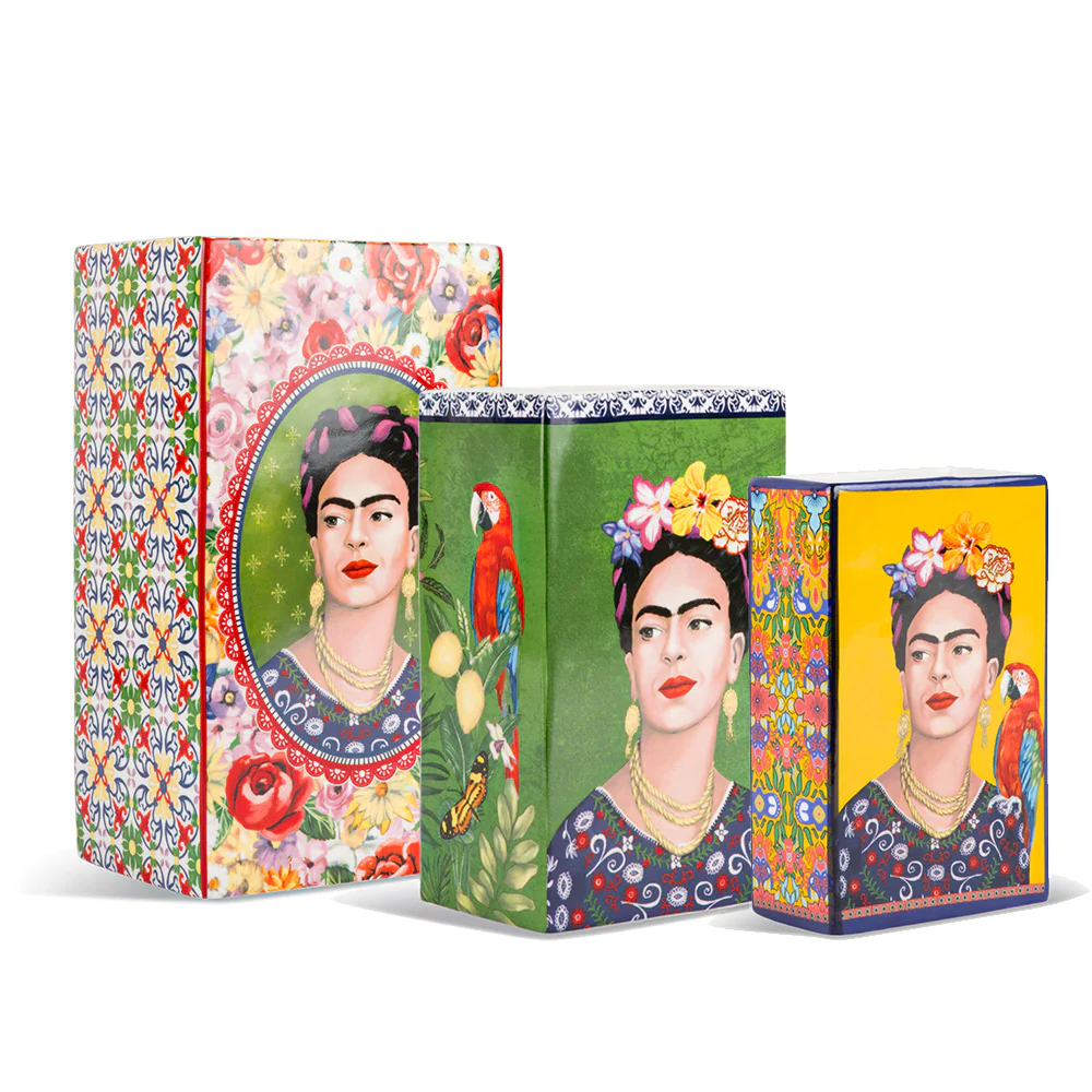 Mexican Tribute Frida Kahlo Ceramic Vases - Assorted | victorscot
