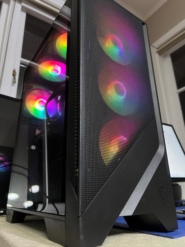 RGB LED Gaming PC GTX 980 4G VRAM 6-Core 3.4GHz Ryzen 5 2600 32GB DDR4 ...