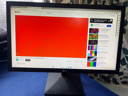 Gaming monitor LG 22” FHD LED HDMI extremely fast 1ms. Model: 22Mk400H ...