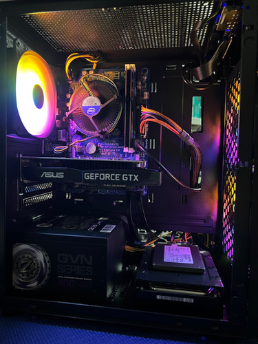 RGB LED Gaming PC GTX 1650 4GB VRAM i7-3770K Quad-Core 3.9GHz 16GB 2 x ...