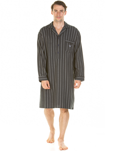 Haigman Yarn Dyed Brushed Cotton Nightshirt | Wysteria Lane