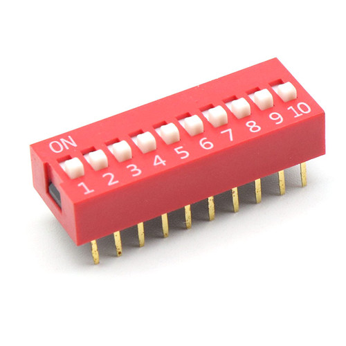 Interruptor DIP switch de 10 posiciones | Sigma Elektronik
