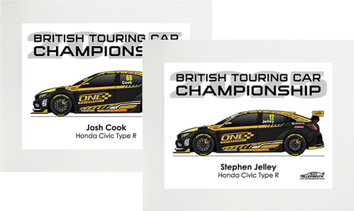 One Motorsport A4 Poster | BTCC Blueprints