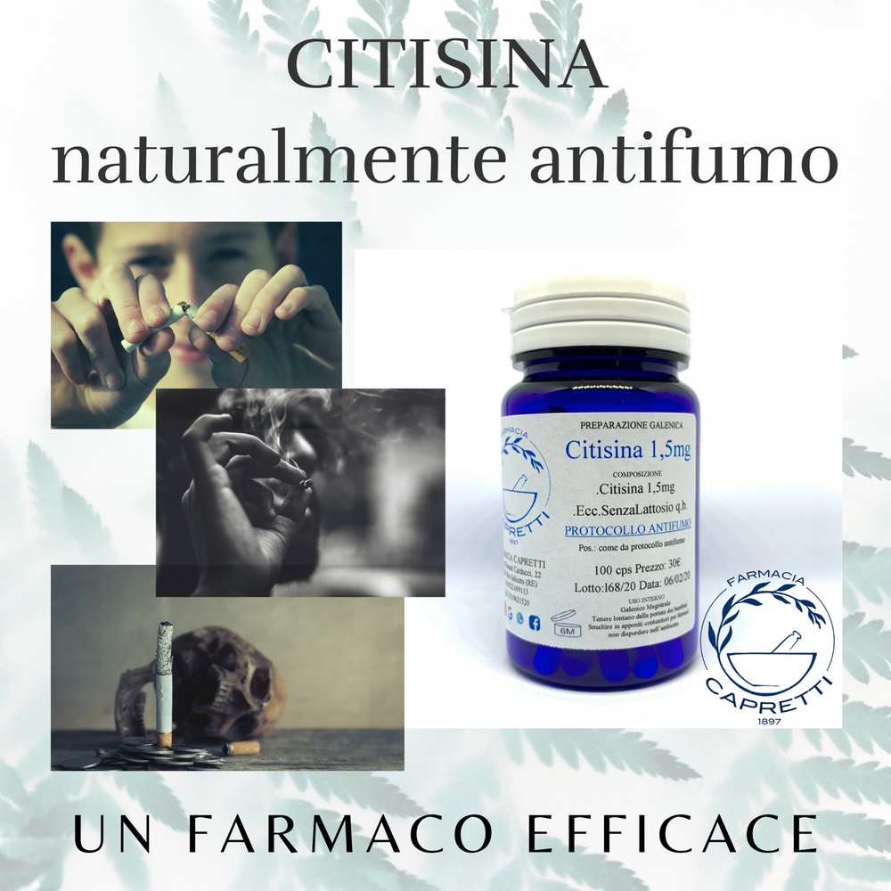 CITISINA: la storia del veleno diventato terapia antifumo