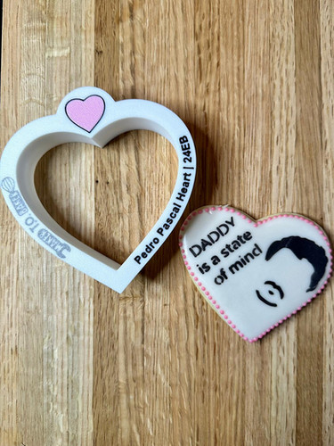 Pedro Pascal Heart | Maker To Baker