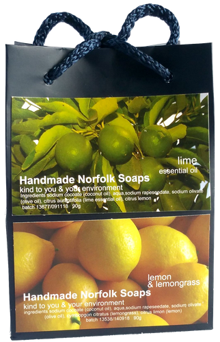 Lemon & Lime - Bag | HandmadeNorfolkSoaps