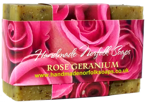 Rose Geranium Soap | HandmadeNorfolkSoaps