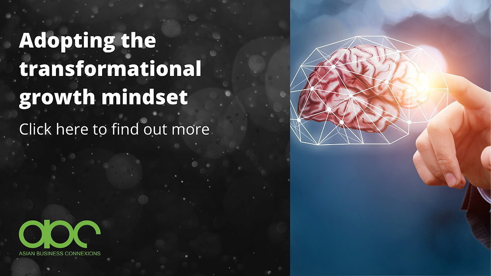 Adopting the transformational growth mindset
