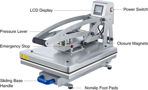 16x20 Inch Auto Open Heat Press Machine with Slide Out Base ...