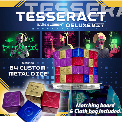 Tesseract Deluxe Dice (Set of 64 Metal Dice) | Smirk & Dagger Games