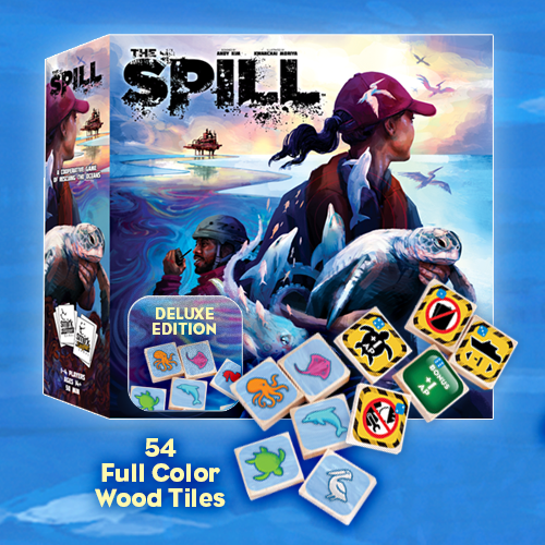 The SPILL DELUXE edition: with full color wood tiles | Smirk & Dagger Games