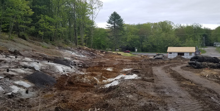 Construction Photos | Raptor Falls Mini Golf & Ice Cream