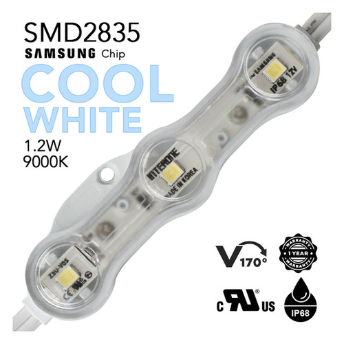170°-1.2w-9000K-Cool White Led Modules (100pcs) | LEDmodules.com