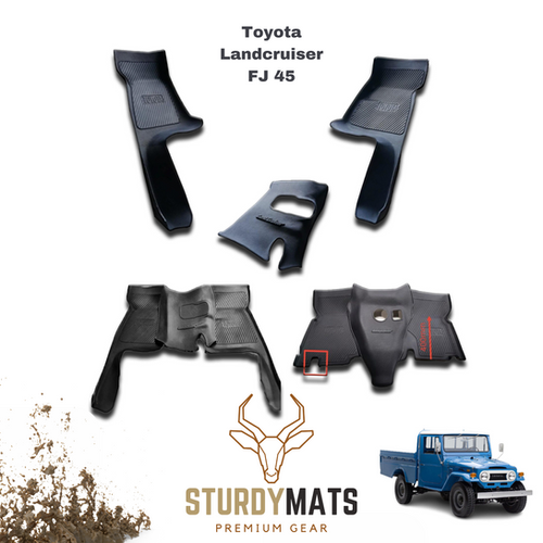 FJ45 Heavy Duty Moulded Mats | Sturdy Mats