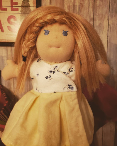 Customized 10" Natural Fiber Doll | Buttercup Buddies Do