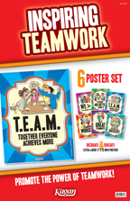 Inspiring Teamwork poster set | KaganUK