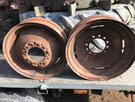 Allis Chalmers B Front Wheels | Pocock