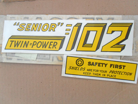 Massey Harris 102 Decals | Pocock