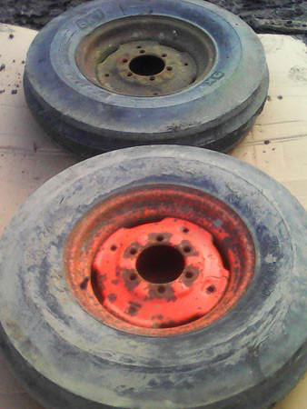 Massey Ferguson/David Brown/Ford 7.50x16 Wheels (& new tyres) | Pocock