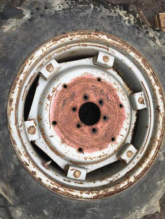 Nuffield 950/154 Made Up Rear Wheel & Tyre | Pocock