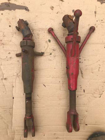 6450 David Brown 880 implematic hydraulic drop arms | Pocock