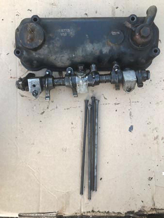 6274 David Brown 1594 etc rocker cover and rockershaft | Pocock