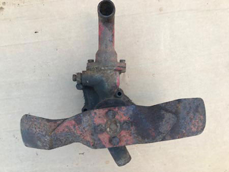 5711 David Brown 25D/30D water pump assembly | Pocock