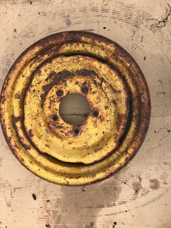 5324 David Brown 600x16 front wheel | Pocock