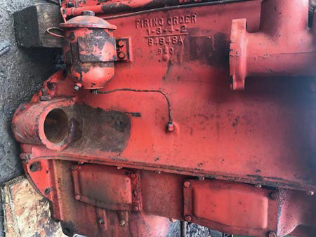 Case D/DC4 cylinder block with crank | Pocock