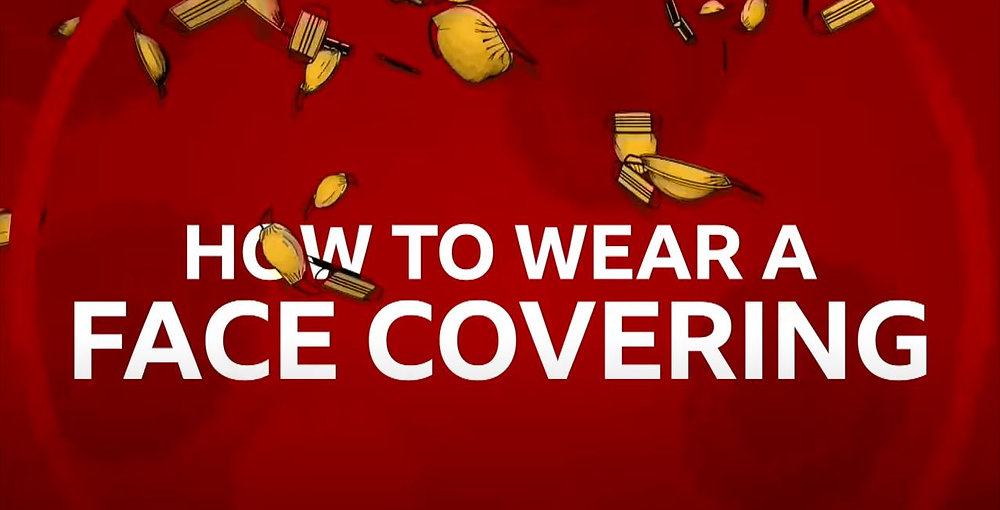 How to wear a face covering