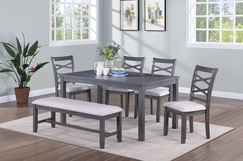 6-PC Dining Set | buen-hogar-furniture