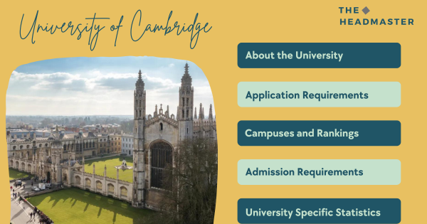 University of Cambridge: University Insights The Headmaster