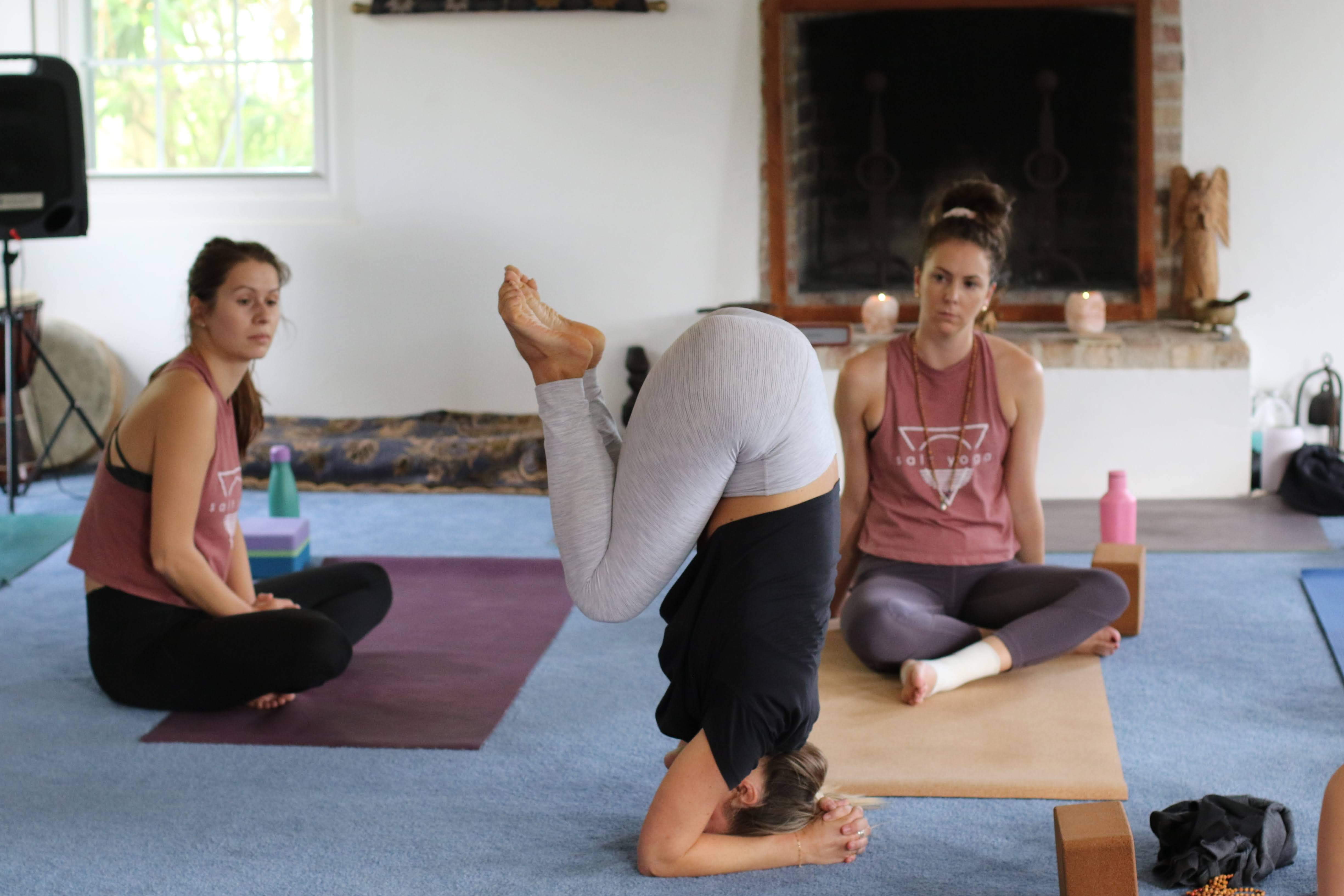 fly : headstand + forearm stand | salt yoga