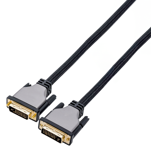 DVI-D Dual Link (24+1) Metallic Cable | Cable Technology Corp.