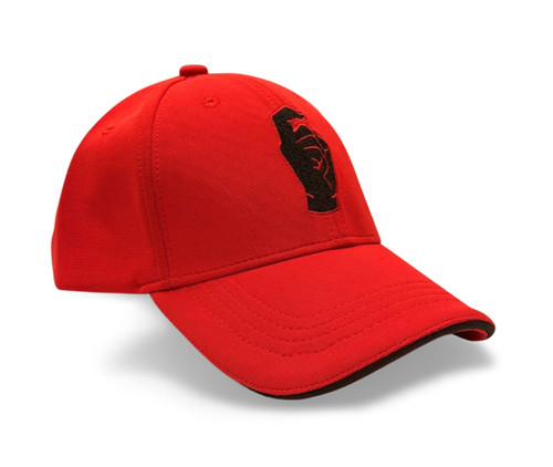 07 Cap - Red/Black | Crooked Finger Website (Production)