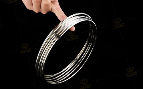 13" Linking Ring (Magnet Lock) 6 Ring | MS Magic Store