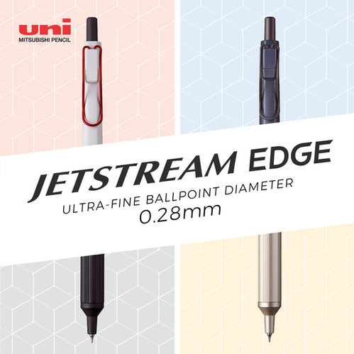 Uni Jetstream Edge Oil-Based Ballpoint Premium Pen 0.28mm | MOSTA