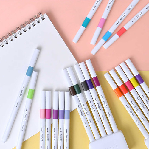 Uni Emott Ever Fine Water Based Pen 5 Colors Set | MOSTA