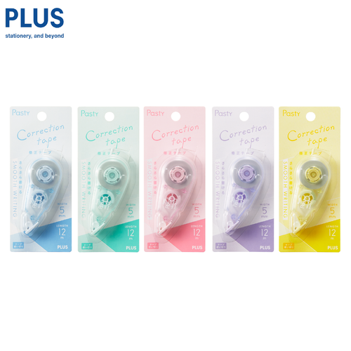 PLUS Pasty Series CR Correction Tape (5mm x 12m) WH-1805P | MOSTA