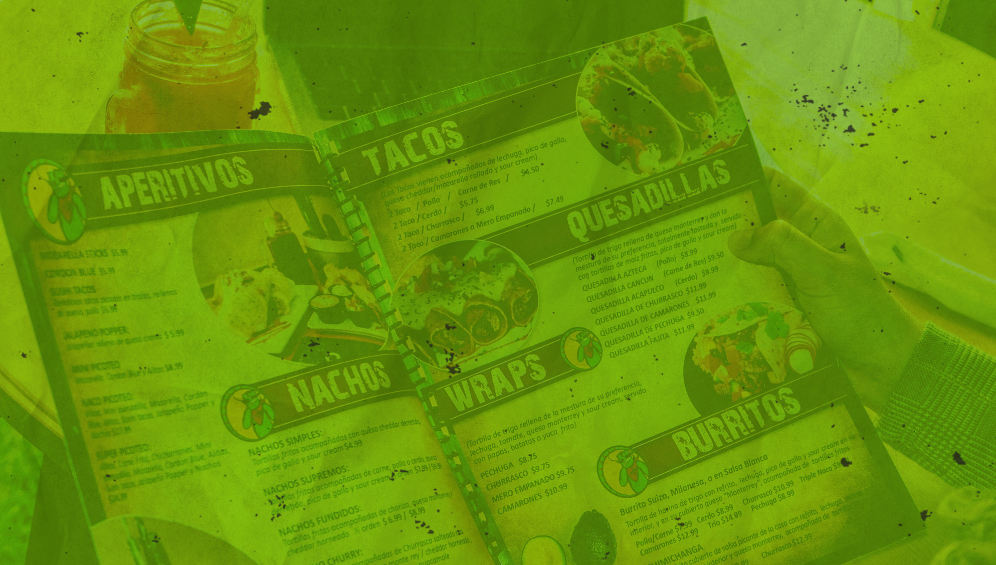 Menú | Taco Naco Bar & Grill