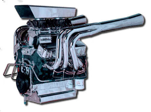 Bassett Water Injected 454 Jet Long Collector Belled End Header ...