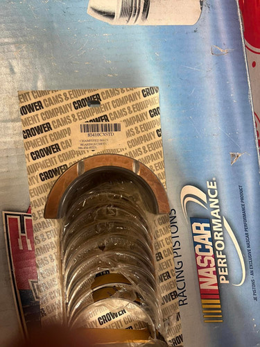 New crower bbc std main and rod bearings New cam bearings from dart ...