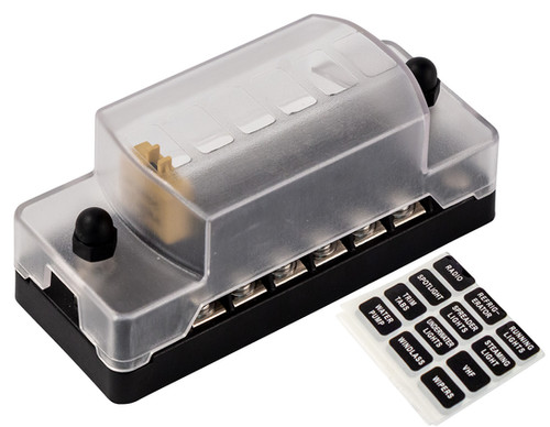 Marine Grade 6 Circuit Fuse Block | Huffman Performance
