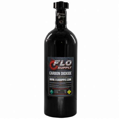 Flo Supply 5lb CO2 Bottle - Billet Nitrous Outlet Valve | Huffman Performance
