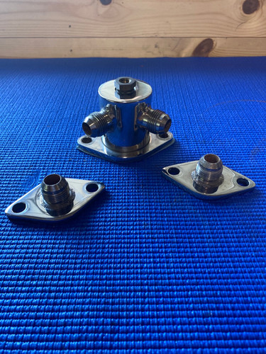 stainless steel water inlet and water outlet | Huffman Performance