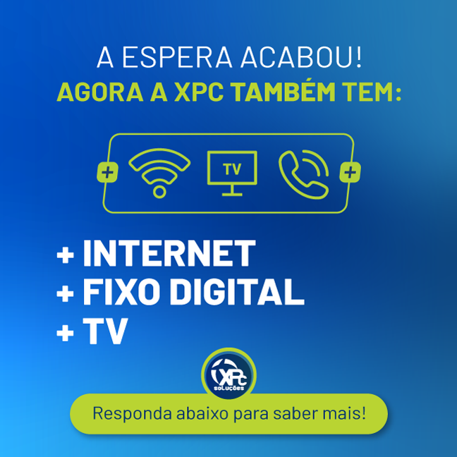 Plano de Internet com TV e Telefone | X-PC Soluções