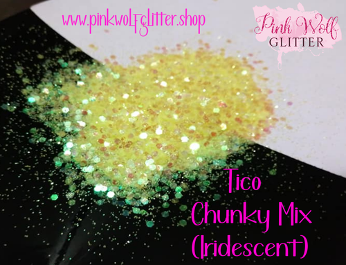 Tico Chunky Mix | Pink Wolf Glitter