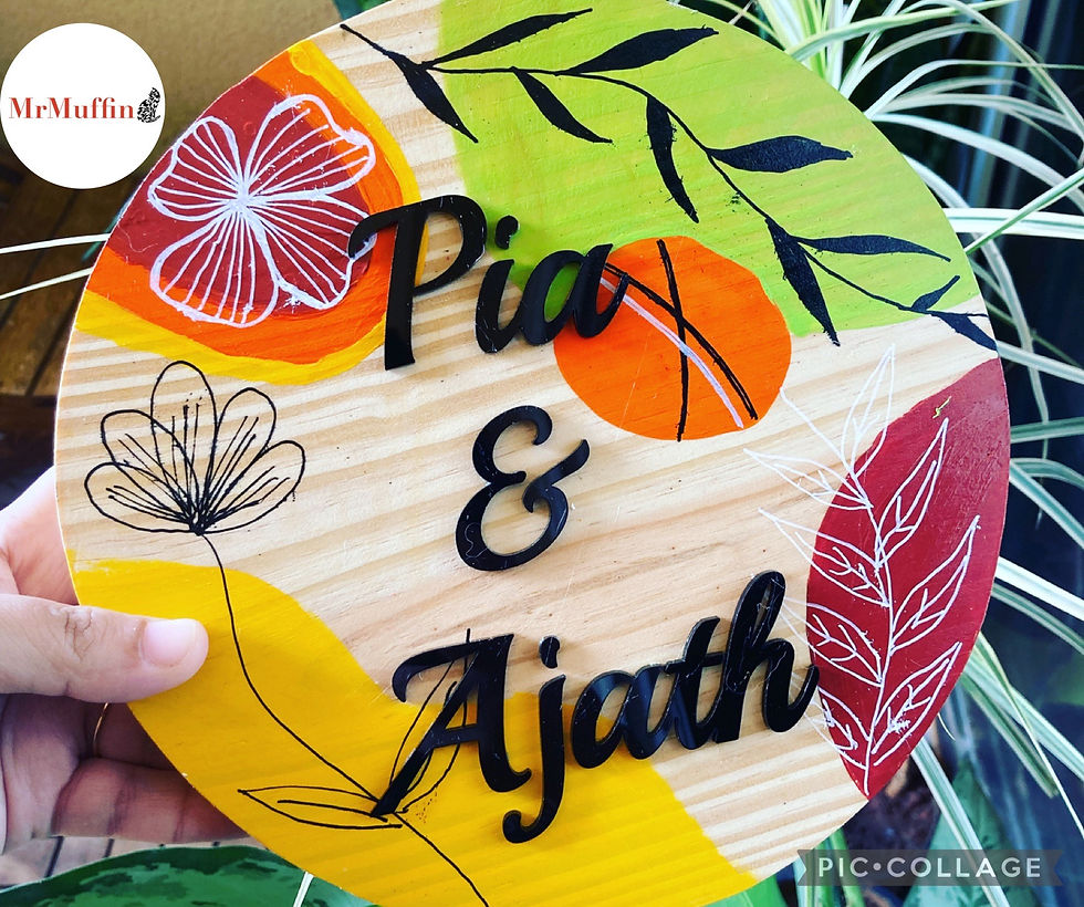 Handcrafted Name Plates | mrmuffin