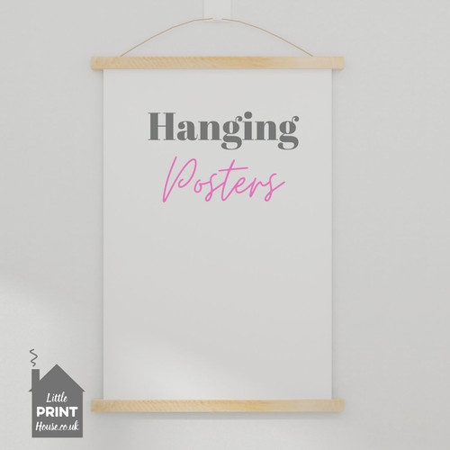 Wooden Hanging Poster | littleprinthouse